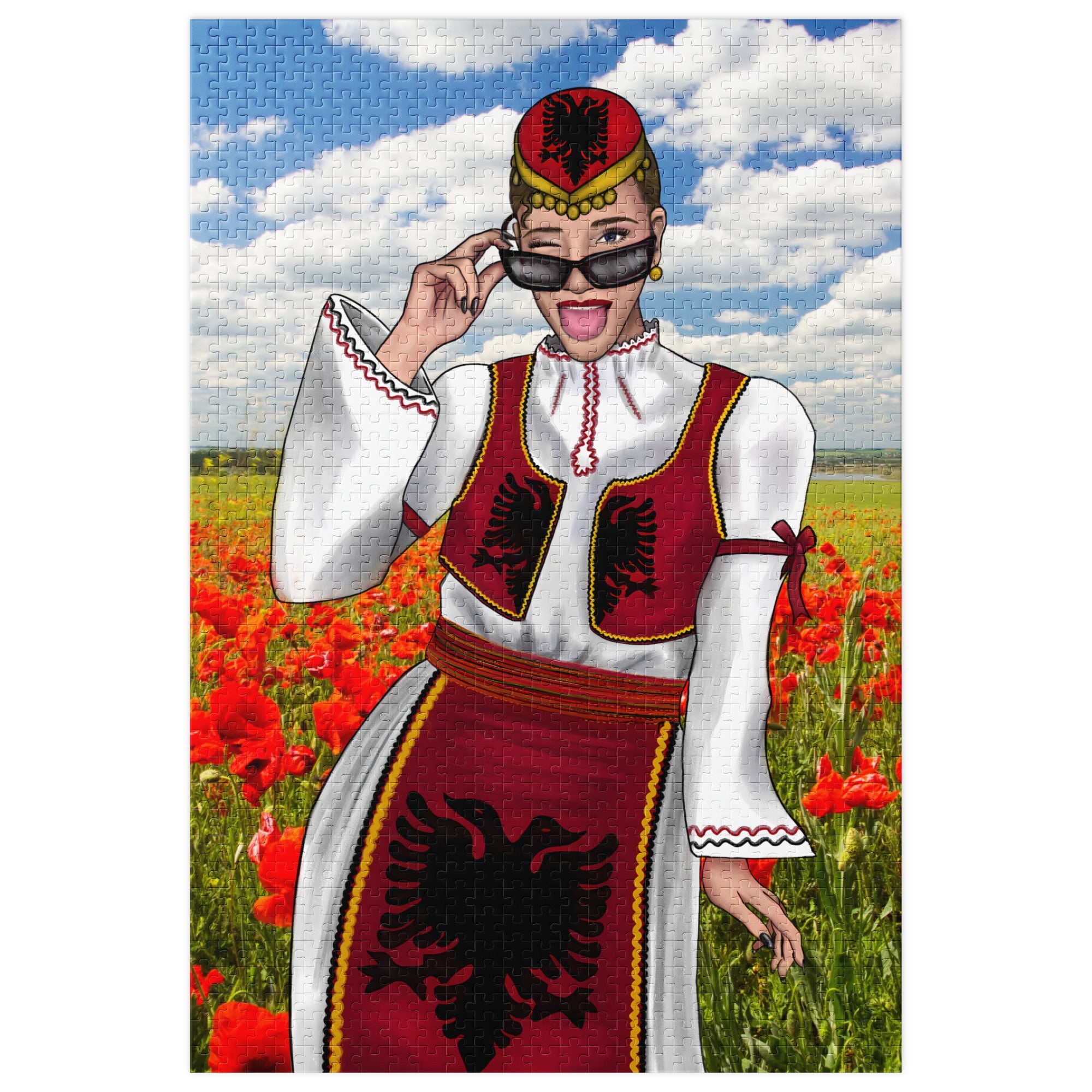 Albanian Baddie Jigsaw Puzzle (1000 Pieces) – Balkanish