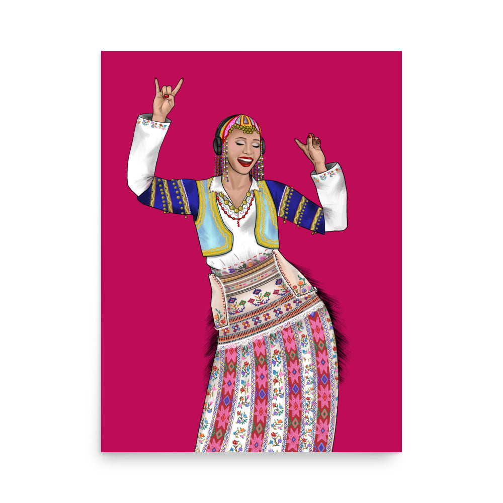 Kosovar Baddie Poster – Balkanish