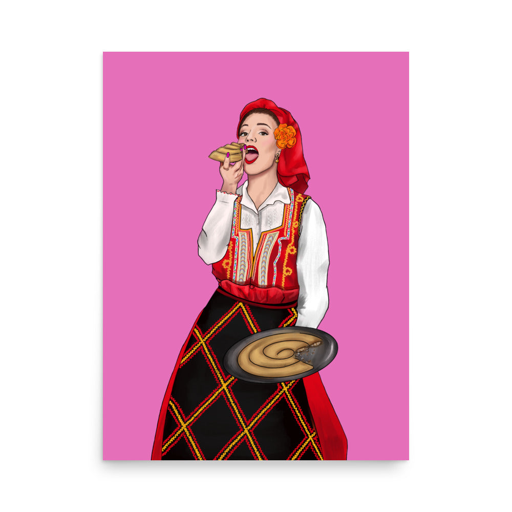 Macedonian Baddie Poster – Balkanish
