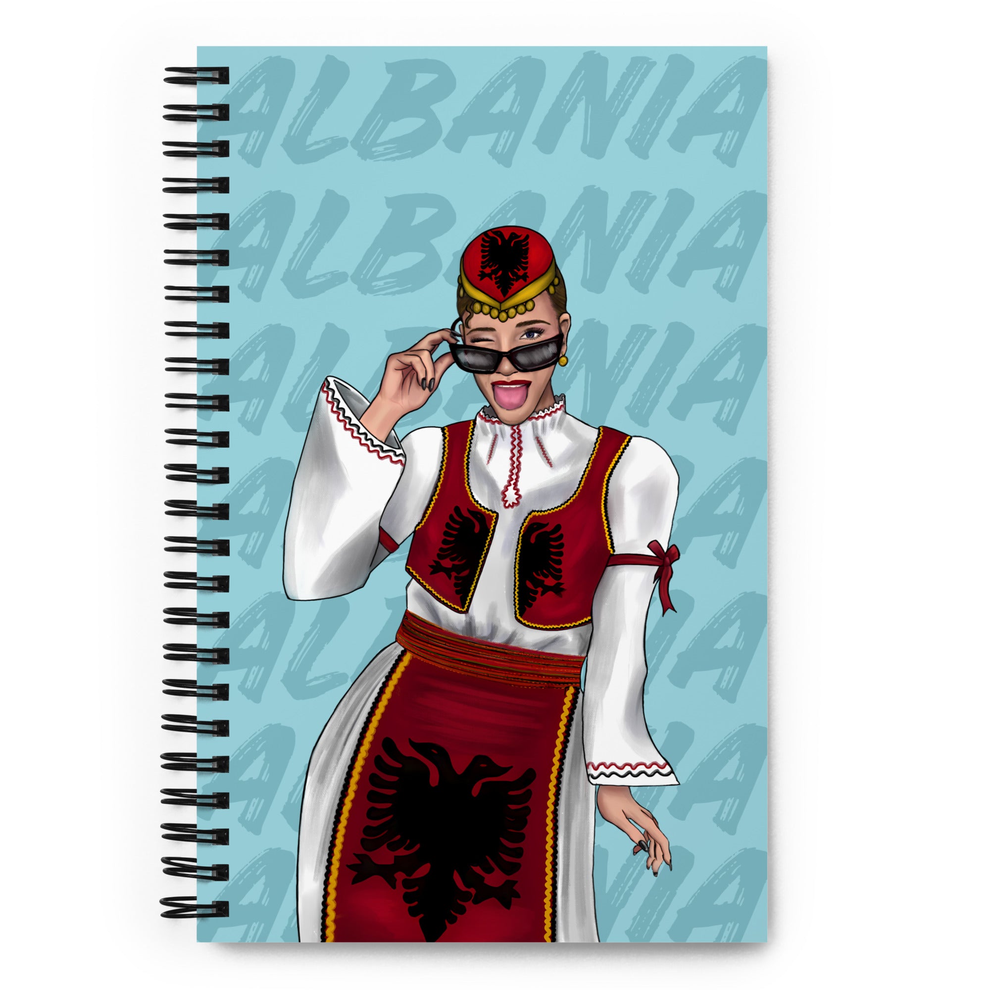 Albanian Baddie Dotted Notebook – Balkanish